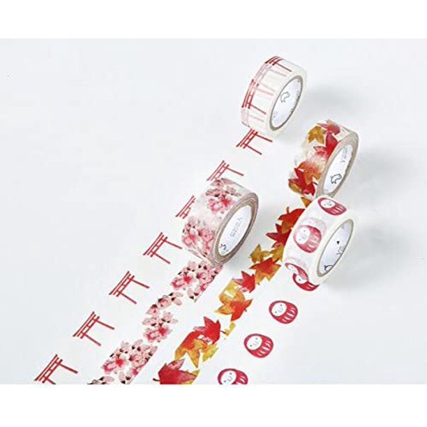 Tech Colorful Masking Tape Decorative Paper Tape with Pattern Designs ...