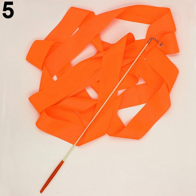 Naierhg 4M Colorful Dance Ribbon Gym Rhythmic Art Gymnastic Streamer ...