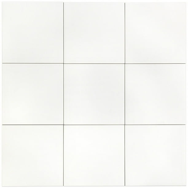 Bond Tile Sheffield White 8 in. x 8 in. Matte Porcelain Floor and Wall ...