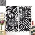 Animal Print Blackout Curtains, Zebras Skins Background Zebra Art ...