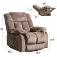 Free Shipping! Large Power Lift Recliner Chair for Elderly, Overstuffed ...
