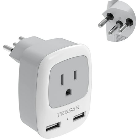 Israel Palestine Power Adapter Plug, XTY International Travel Adaptor ...
