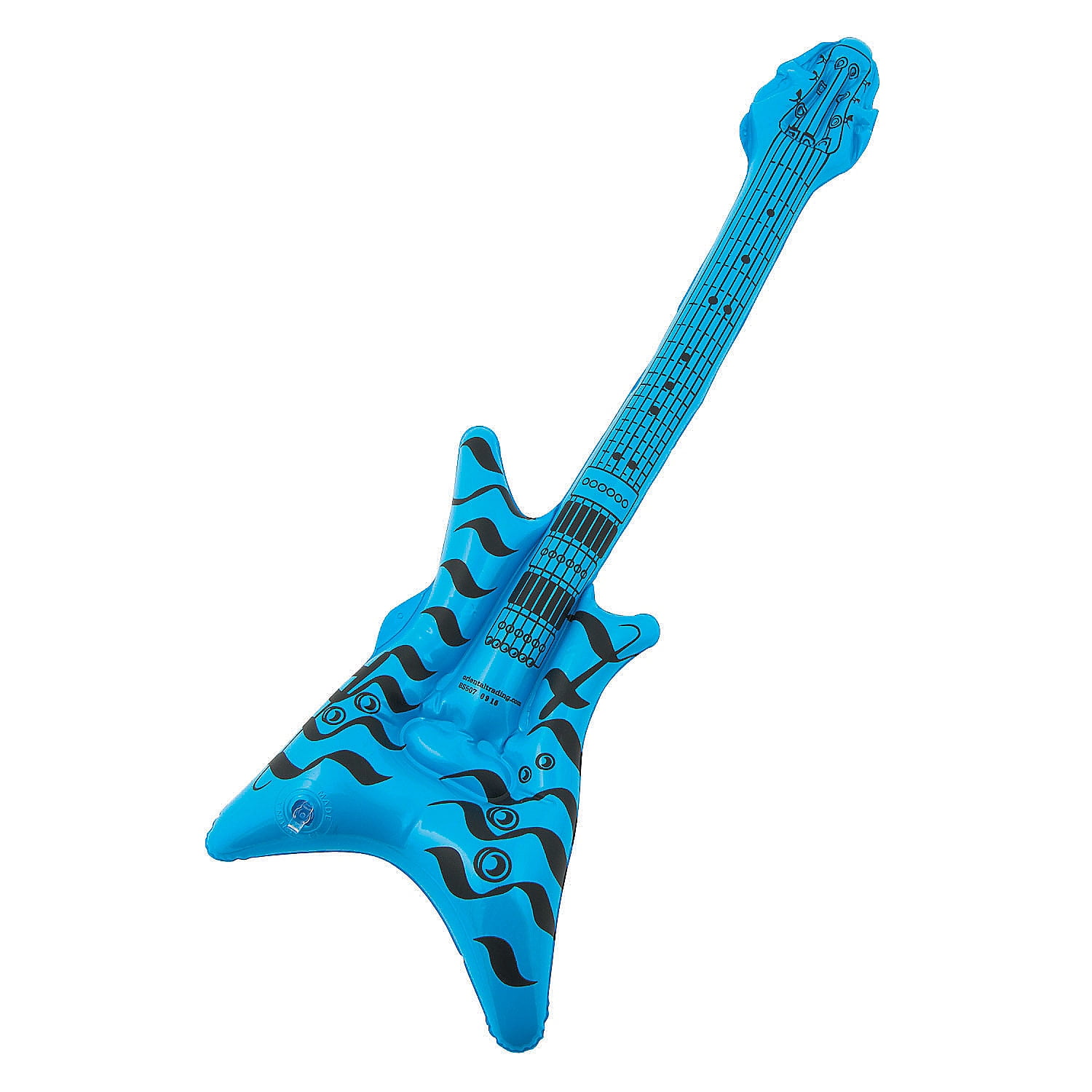 23" Inflate "V" Guitar Blue 1Pc - Toys - 1 Piece - Walmart.com ...