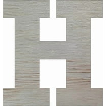 Wooden Block Letters, Unfinished 6'' Rockwell H, Craft - Walmart.com
