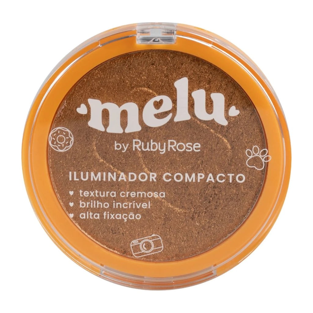 Iluminador Facial en Polvo Compacto - Melu Ruby Rose - 3 Colores Deng ...