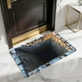 Door Mat Indoor Entrance, Stereoscopic Visual Effect Absorbent Nonslip ...