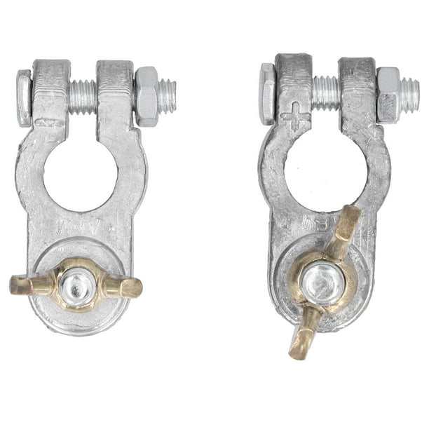 Positive Negative Connector,2pcs Battery Terminal Clamps Battery Post ...