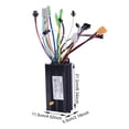 36V 500W Electric Bicycle Conversion Kit, 24" Rear Wheel Hub Motor with ...