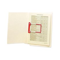 Smead Self-Adhesive Metal Fastener, Reinforced, 2" Capacity, Brown, 100 ...