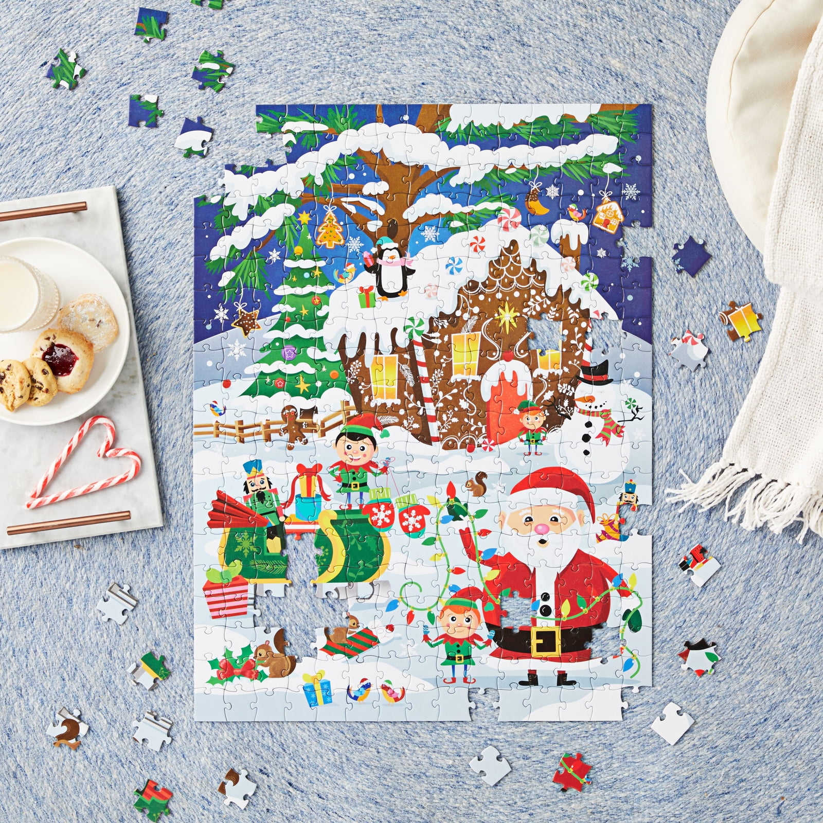 Buy Christmas Jigsaw Puzzle - 300-Piece Large Holiday Winter Wonderland ...