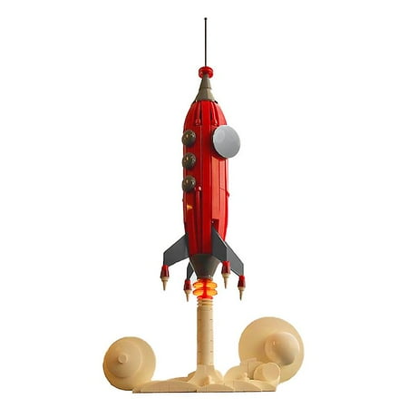 High-tech Retrofuturistic Spaceship Rocket Building Block Ideas Model ...