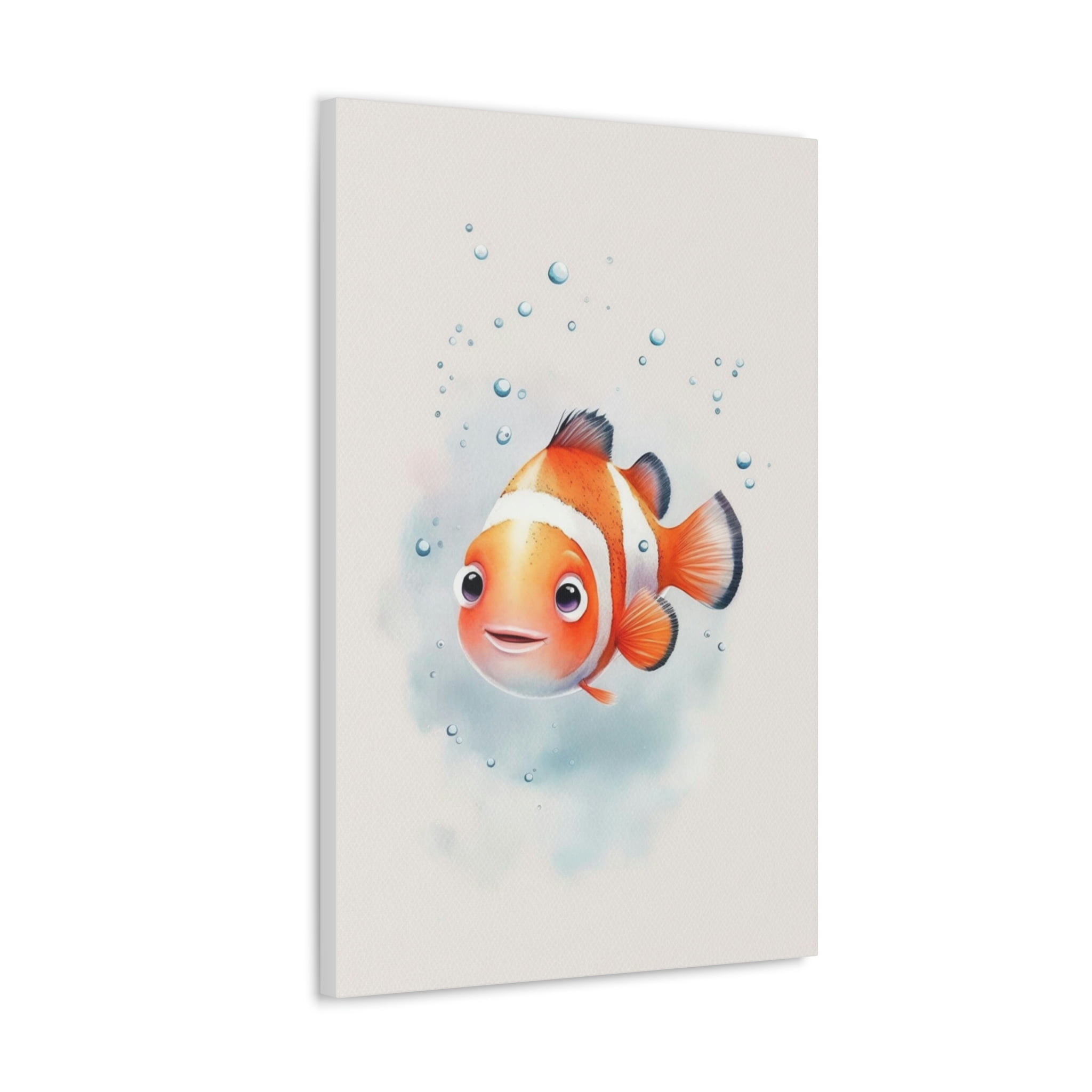 Watercolor Clown Fish Painting - Nursery Collection- Bedtime Stories ...