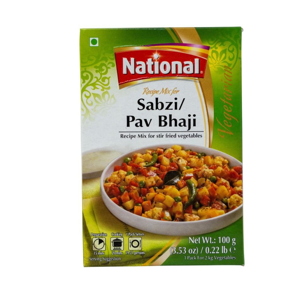 National Sabzi Pav Bhaji Masala Mix 200g (Pack of 6) - Walmart.com