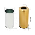 Commercial 58.6l Trash Can Removable Inner Barrel Wide Opening Waste ...