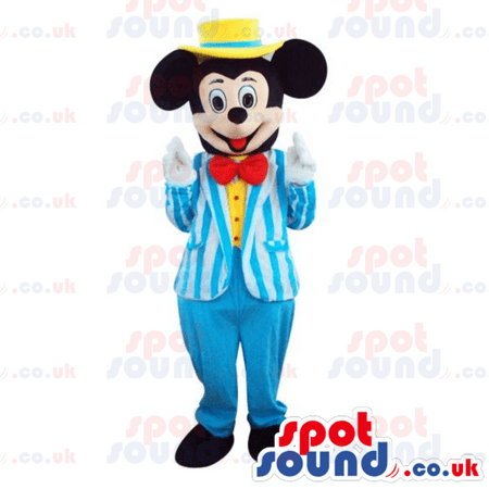 Mickey Mouse Disney Cartoon Character Plush SPOTSOUND Mascot In A ...