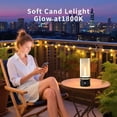 Black Bedside Lamp with 24-Month Warranty & USB-C, 1800K Warm 4-Level ...