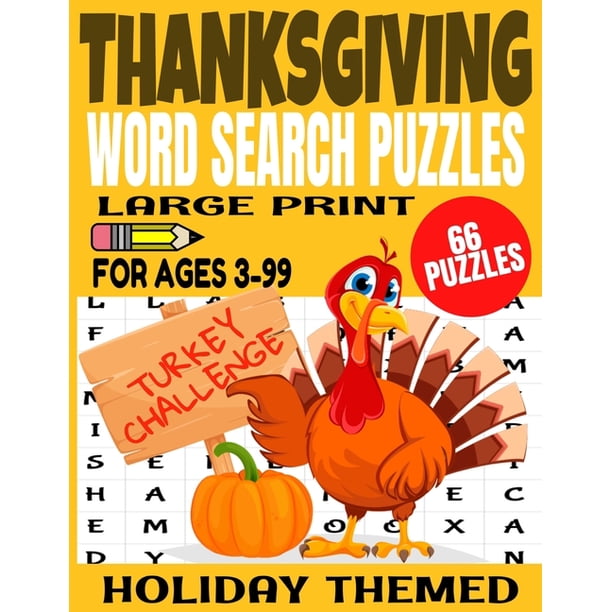 Thanksgiving Search And Find Puzzles