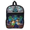 "Minecraft Bookbag: Steve Alex 16"" Backpack with Creepers, Zombies ...