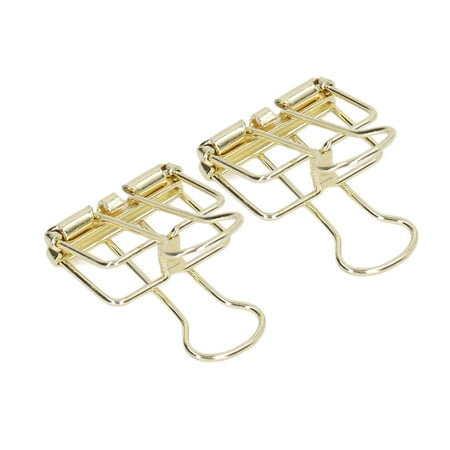 Hollow Binder Clamps, Hollow Binder Clips Strong Clamping 80Pcs 0.7 ...