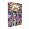12x18 inch Flower Skeleton Canvas Frameless Painting,Garden,Lounge,Man ...
