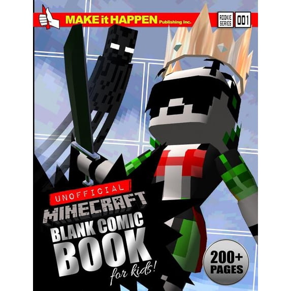 Unofficial Minecraft Blank Comic Book for Kids: Create Your Own Comics ...