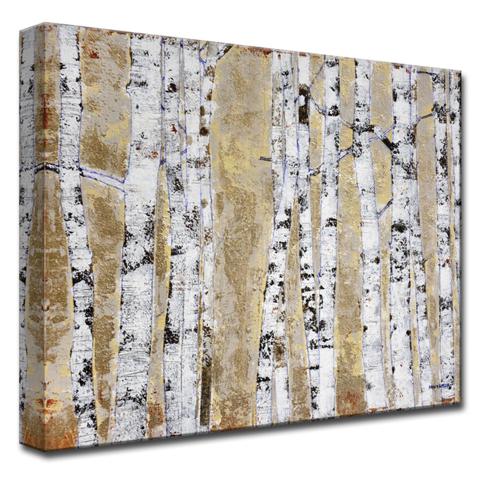 Ready2HangArt October Birch Grove Canvas Wall Art - Walmart.com