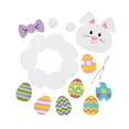 Easter Bunny Wreath Craft Kit - 12 - Craft Kits - 12 Pieces - Walmart.com