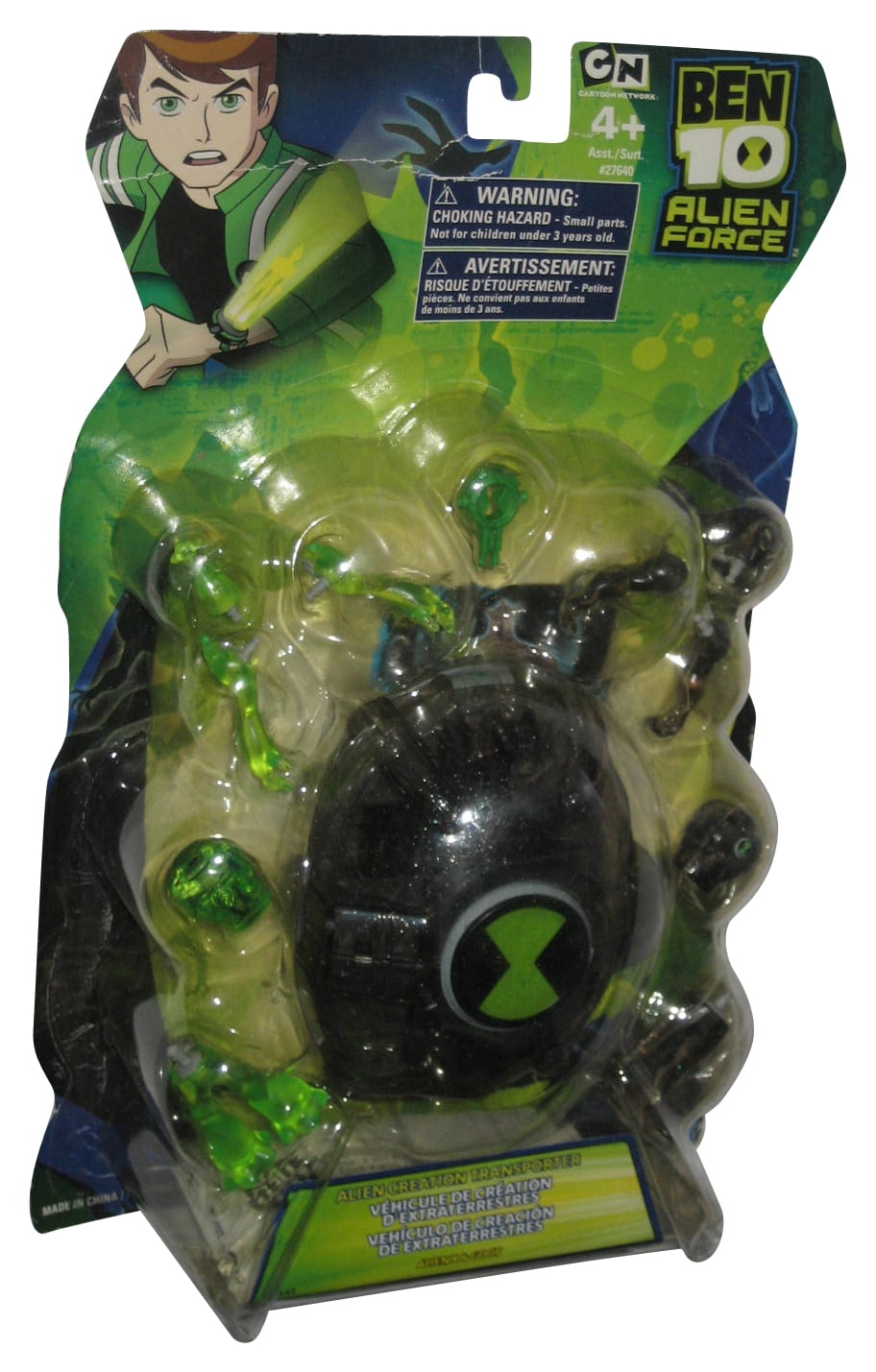 Buy Ben 10 Alien Force Alien X & Goop (2009) Bandai Black Creation ...