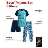 Quad Seven Boys' Pajama Set - 3 Piece Sleep Shirt, Pajama Pants, and ...