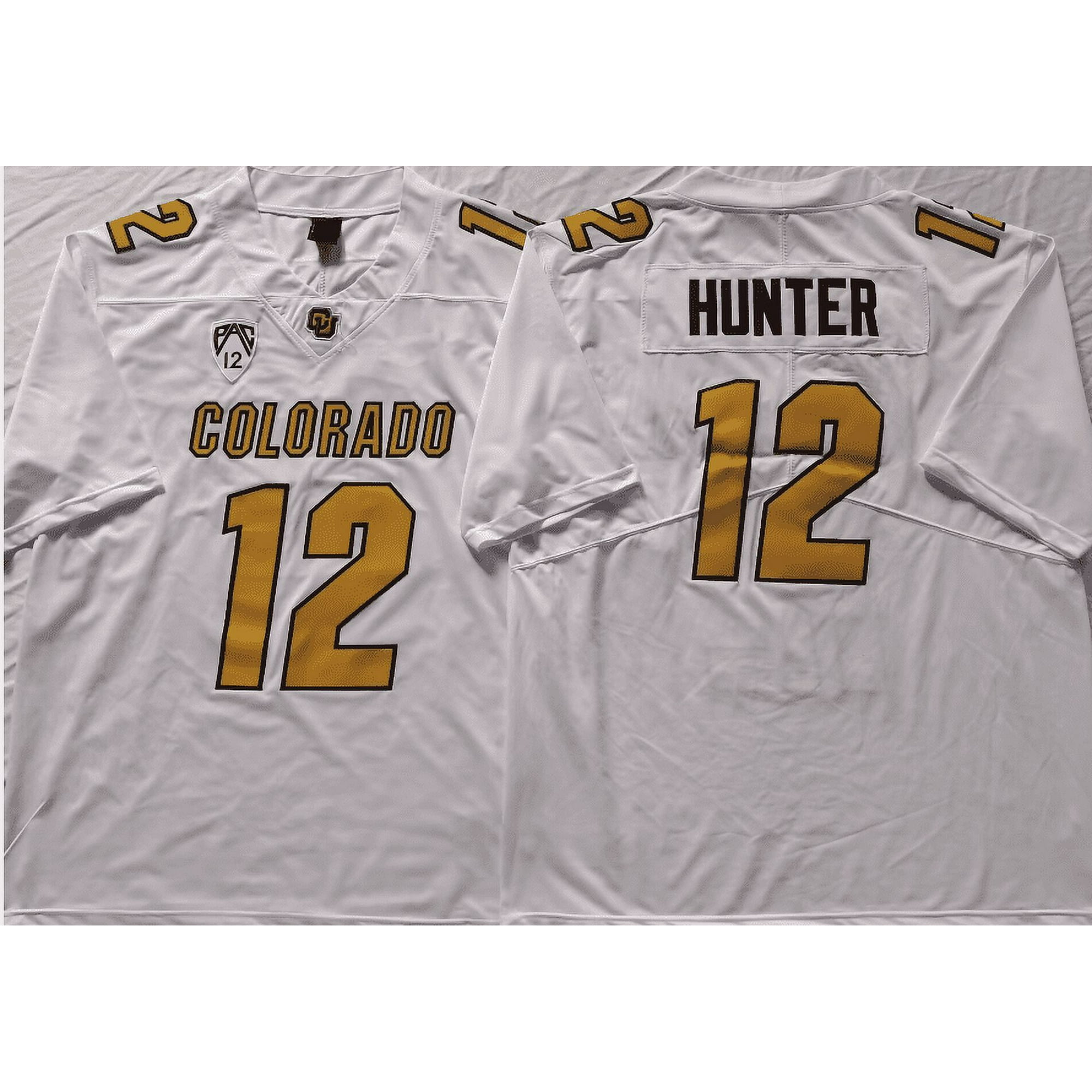 Click here for Mens Colorado Buffaloes White #12 Hunter College F... prices