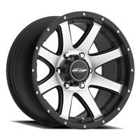 Vision Soft 8 17x8 5x127 -12et Gloss Black Wheel - Walmart.com