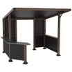 Blackstone 10'x10' Outdoor Bar, Griddle/Grill Pavilion Gazebo with ...