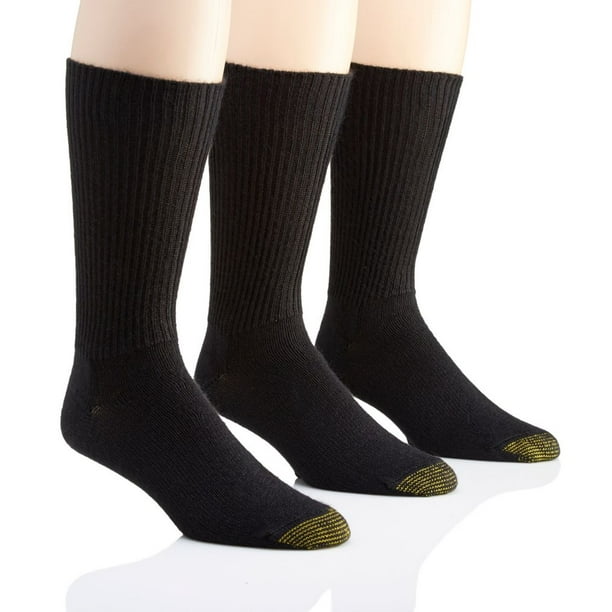 Men's Gold Toe Fluffies Extended 523E (3 Pack) - Walmart.com