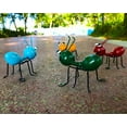 GRNSHTS Set of 4 Metal Ant Garden Decor - Outdoor Wall Art, Back ...