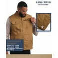 Bass Creek Outfitters Men's Workwear Vest - Heavyweight Sherpa Lined ...