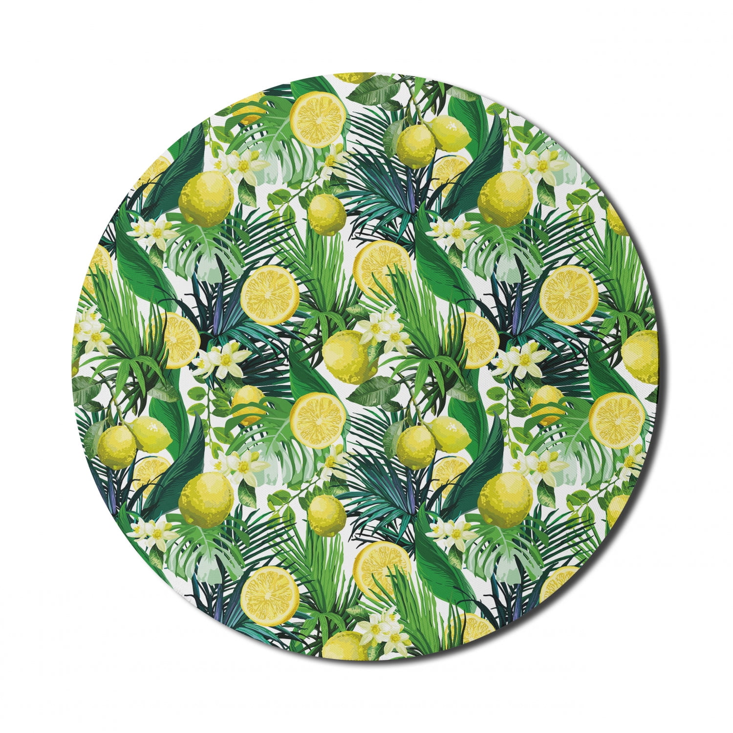 Nature Mouse Pad for Computers, Tropical Plants with Large Evergreen ...