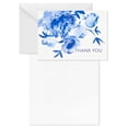 Hallmark Thank You Notes Blue Flwrs - Walmart.com