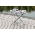 SAFAVIEH Bardia Outdoor Patio Wicker Folding Tray Table, Grey - Walmart.com