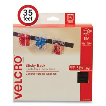Velcro 1" self-adhesive loop, 25 yard dispenser box, white - Walmart.com