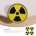 BESTYASH 4Pcs Alloy Brooch Pin Radiation Sign Multi Color Decorative ...