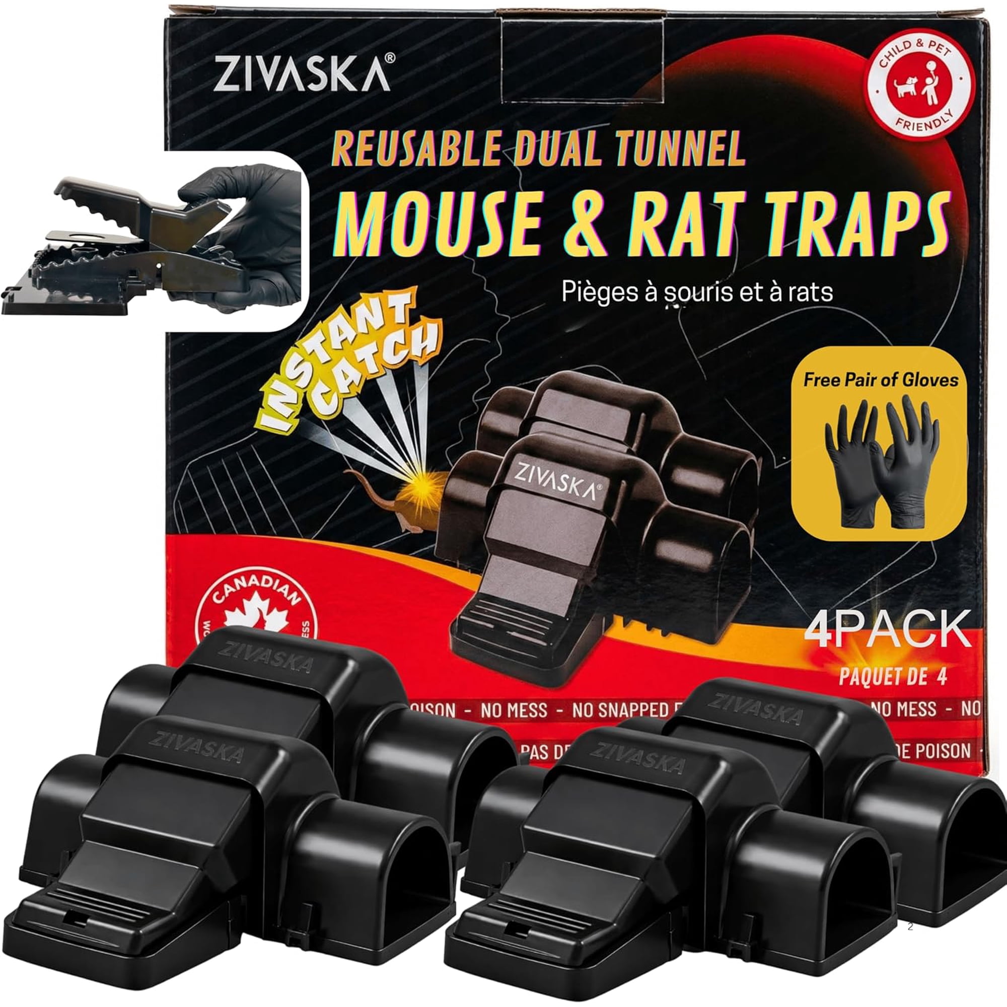 Click here for Zivaska Mouse & Rat Trap  Prevents Accidental Trig... prices