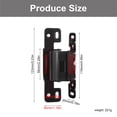 125 Degree Concealed Door Hinge Adjustable Butt Hinges Stainless Steel ...