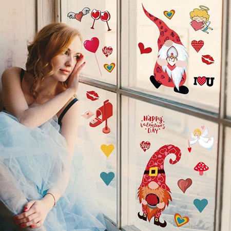 73pcs Glass Decal Static Removable Window Sticker Sticker; PVC Window ...