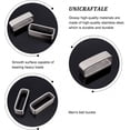 2pc 304 Stainless Steel Belt Keeper Belt Strap Loop Ring Buckle Parts ...