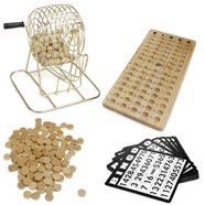 Deluxe Metal Bingo Cage Set - Walmart.com