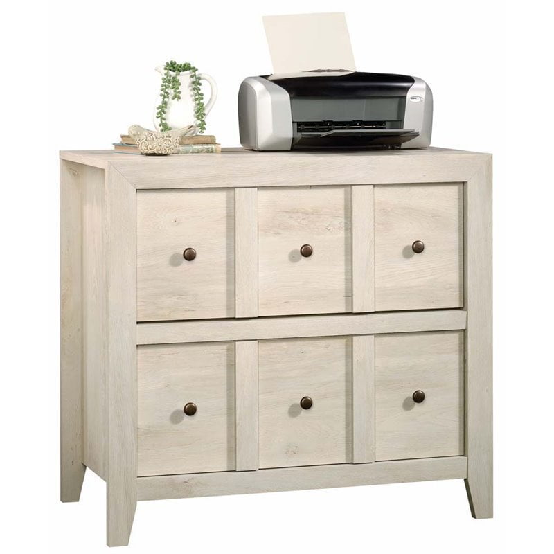 Kingfisher Lane 2 Drawer File cabinet TV Stand in Chalked Chestnut ...