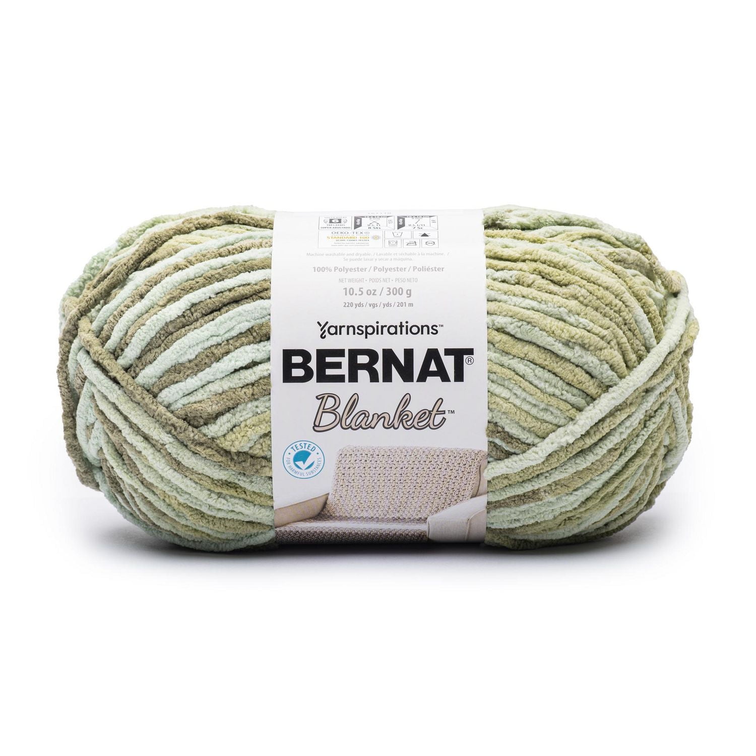 Click here for Bernat Blanket #6 Super Bulky Polyester Yarn  Gras... prices