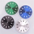 33.8mm black /silver /green /blue sterile dial luminous dial fits NH35 ...