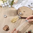 50Pcs Glass Bottles Bead Containers Screw Top Bead Storage Tubes with ...