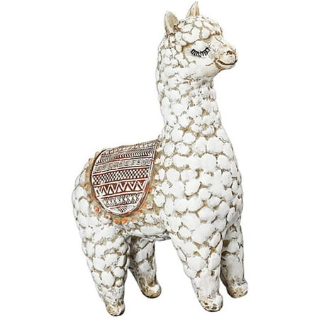 Alpaca Figurines Resin Alpaca Statues Animal Sculptures Crafts Desktop ...